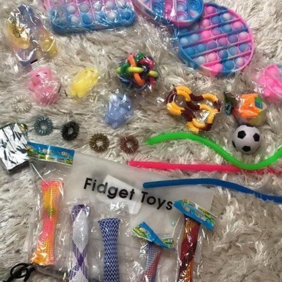 Toys | Fidget Pop Fidget Toys Sensory Stress Anxiety Relief Toy Set ...